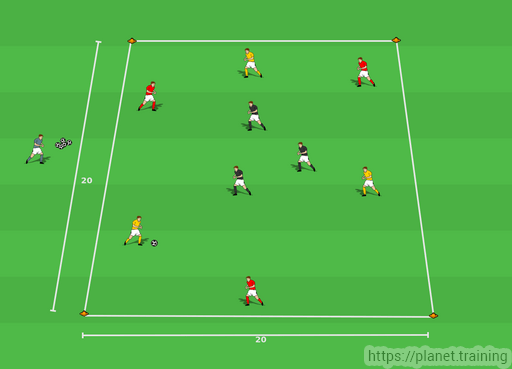 Three Team Possession Game - World Class Coaching